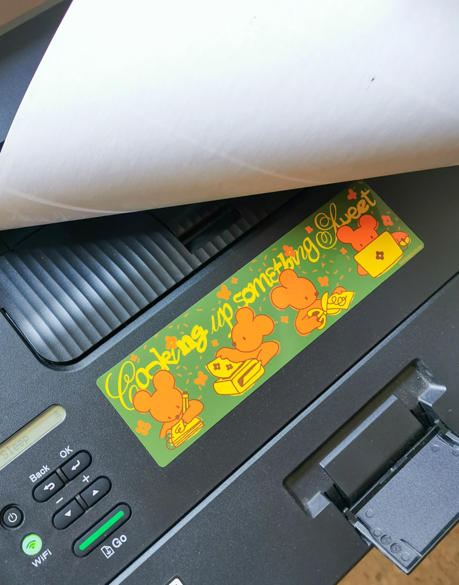 ‘Cooking Up Something Sweet’ Bumper Sticker – The Social Studio